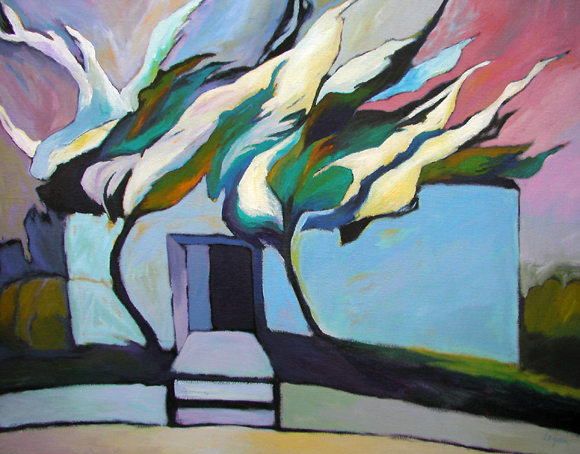 Twisted Junipers Under a Full Moon – Galeria Logan